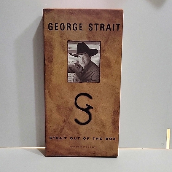 Media | George Strait Strait Out Of The Box 4 Cd Box Set | Poshmark